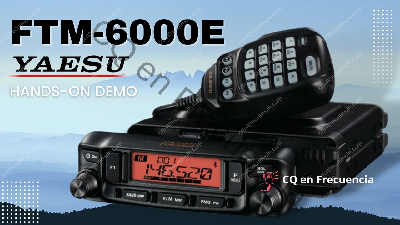 ¡Explora la tecnología de comunicación de la Yaesu FTM-6000E! - CQ en Frecuencia