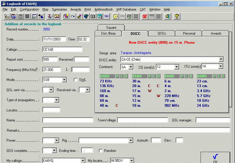 VQLog - CQ en Frecuencia