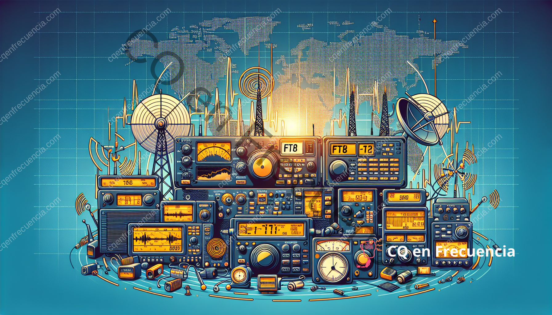 FT8: Guía sobre este Modo Digital para Radioaficionados - CQ en Frecuencia
